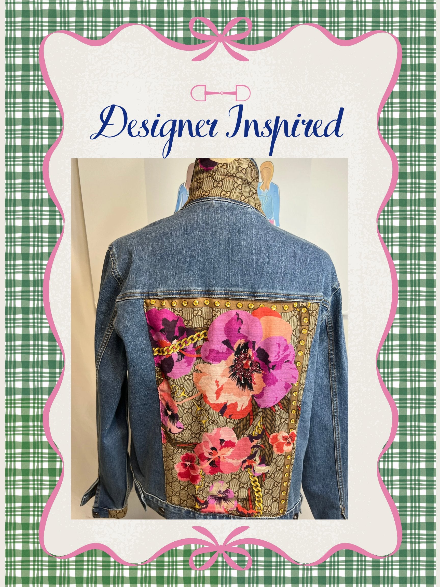 Designer Scarves on Denim Jacket – J.Coffey and Company